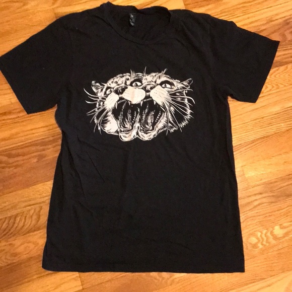 Tops | Host Pick Original Art Angry Cat Tee | Poshmark